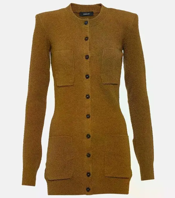 Wardrobe.NYC Cotton-blend Cardigan - Black