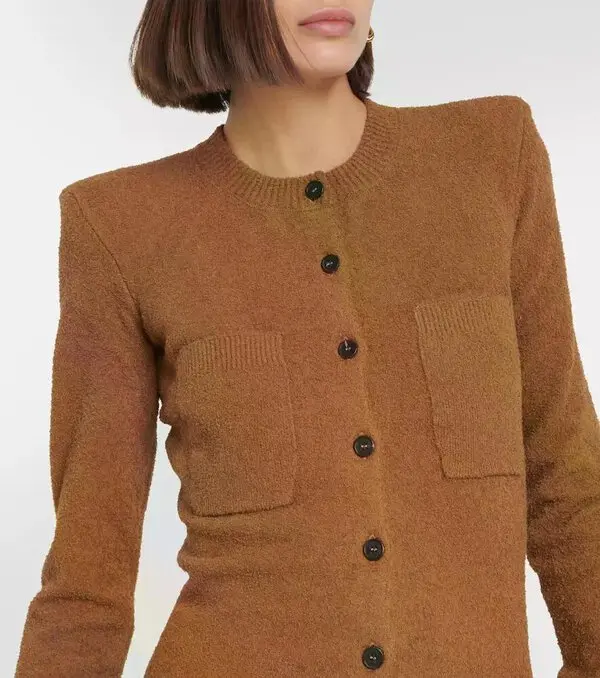 Wardrobe.NYC Cotton-blend Cardigan - Black