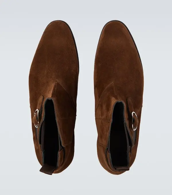 John Lobb Mason Suede Chelsea Boots