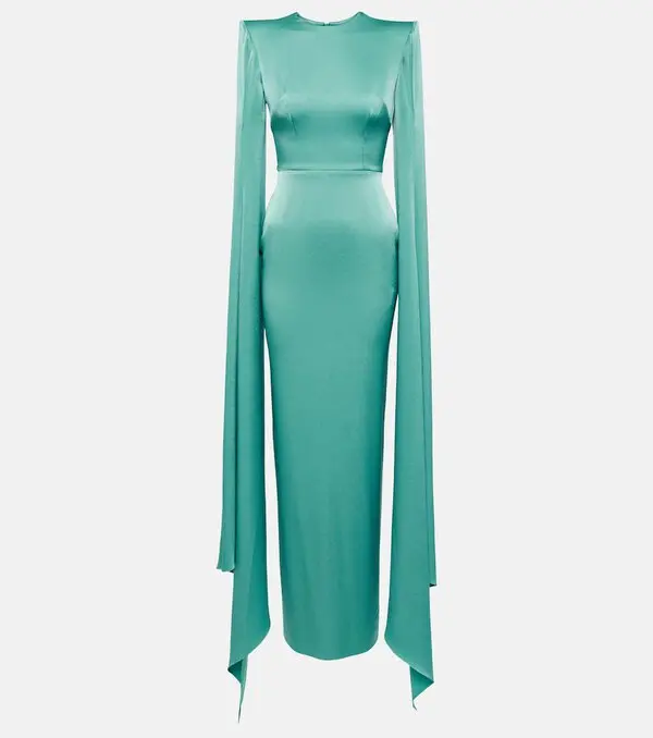 Alex Perry Bennett Satin Gown