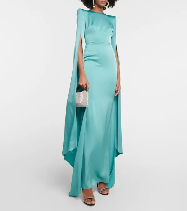 Alex Perry Bennett Satin Gown