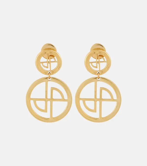Patou Logo Drop Earrings