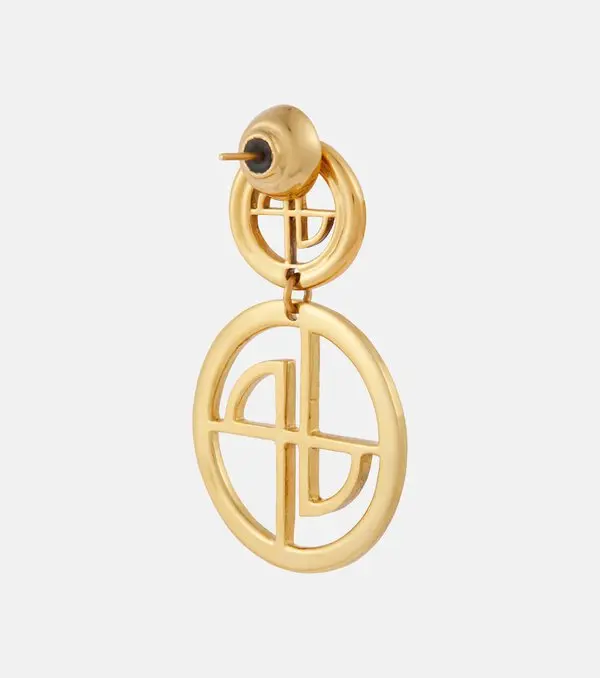 Patou Logo Drop Earrings