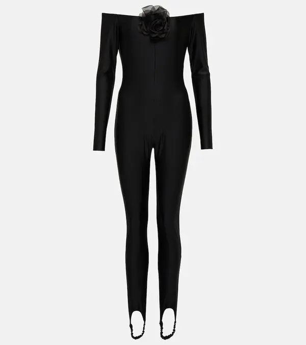 Giuseppe Di Morabito Embellished Jersey Jumpsuit - Black
