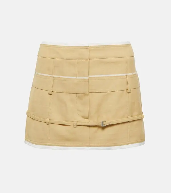 Jacquemus La Mini Jupe Caraco Miniskirt