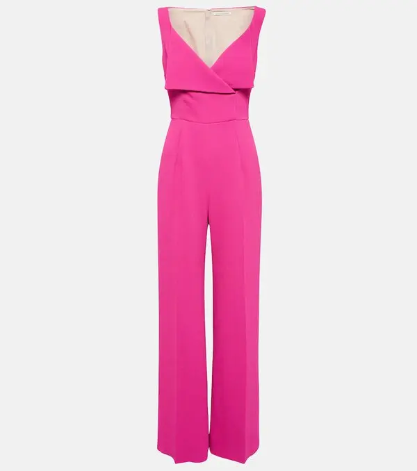 EMILIA WICKSTEAD Antica Crêpe Jumpsuit - Pink