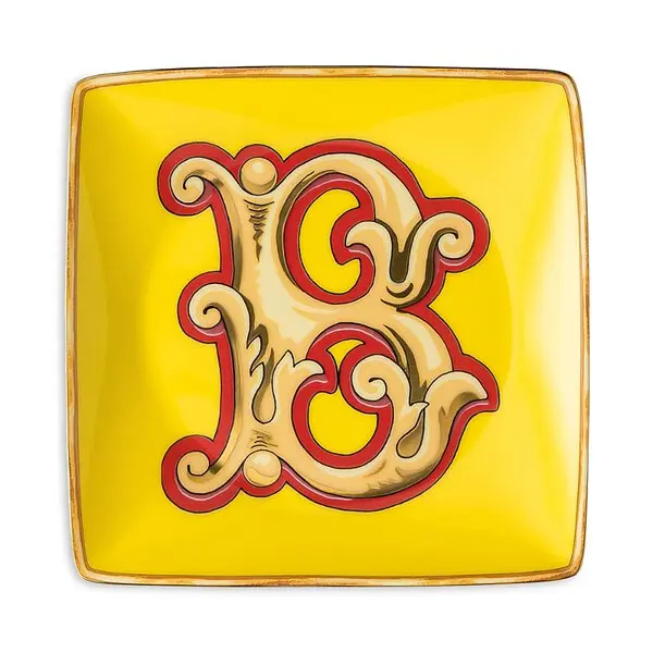Versace Holiday Alphabet Canape Dish - B