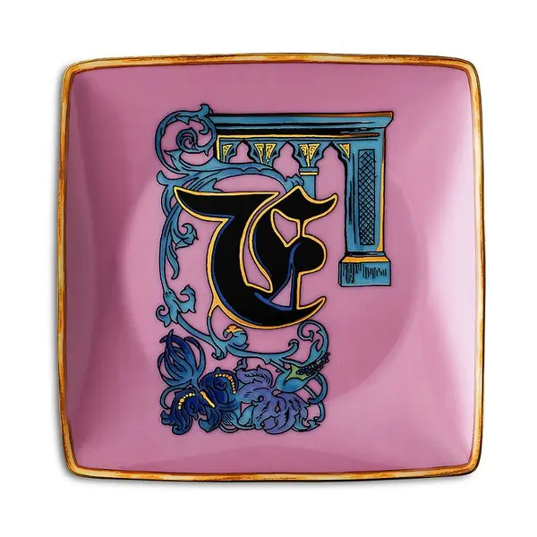 Versace Holiday Alphabet Canape Dish - F
