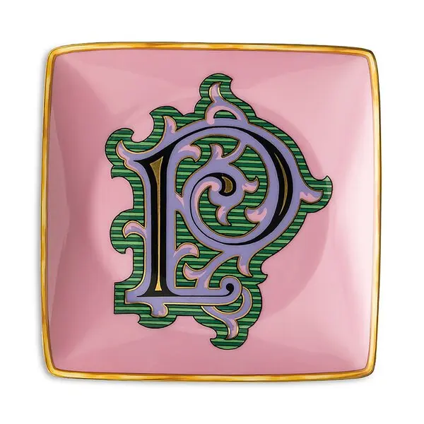 Versace Holiday Alphabet Canape Dish - P