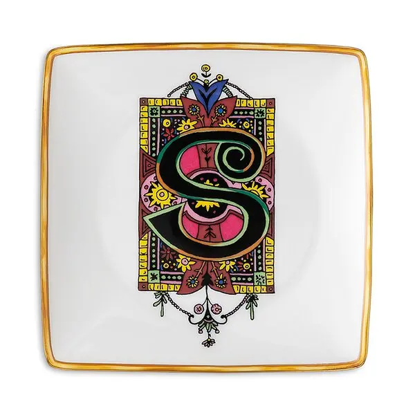 Versace Holiday Alphabet Canape Dish - S