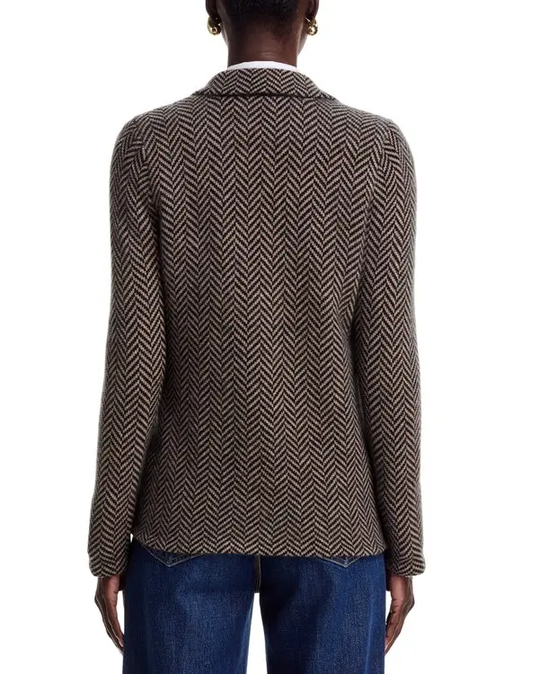 Bloomingdale'S 100% Cashmere Notch Lapel Blazer