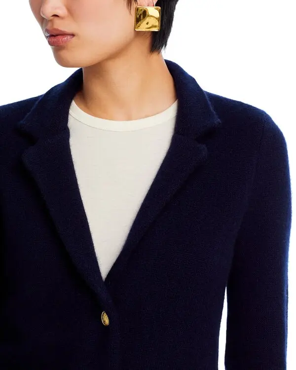 Bloomingdale'S 100% Cashmere Notch Lapel Blazer