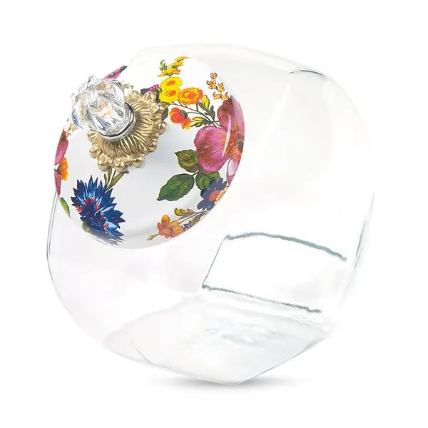 MACKENZIE-CHILDS Cookie Jar With Flower Market Lid - Multi