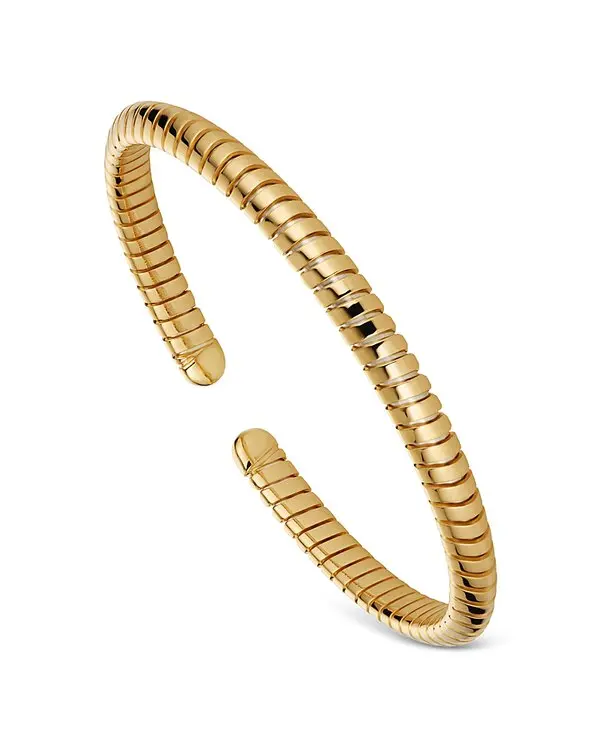 Marina B 18k Yellow Trisolina Bangle Bracelet - Gold