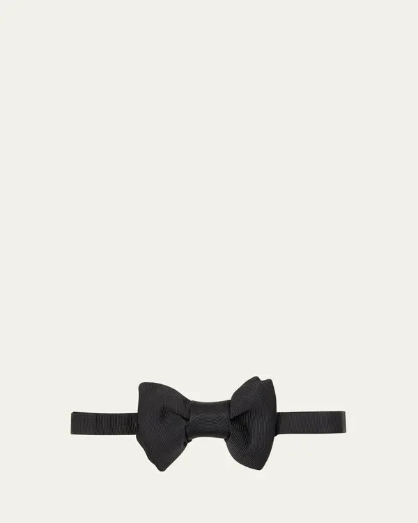 TOM FORD Pre-tied Silk Grosgrain Bow Tie - Lb999 Black