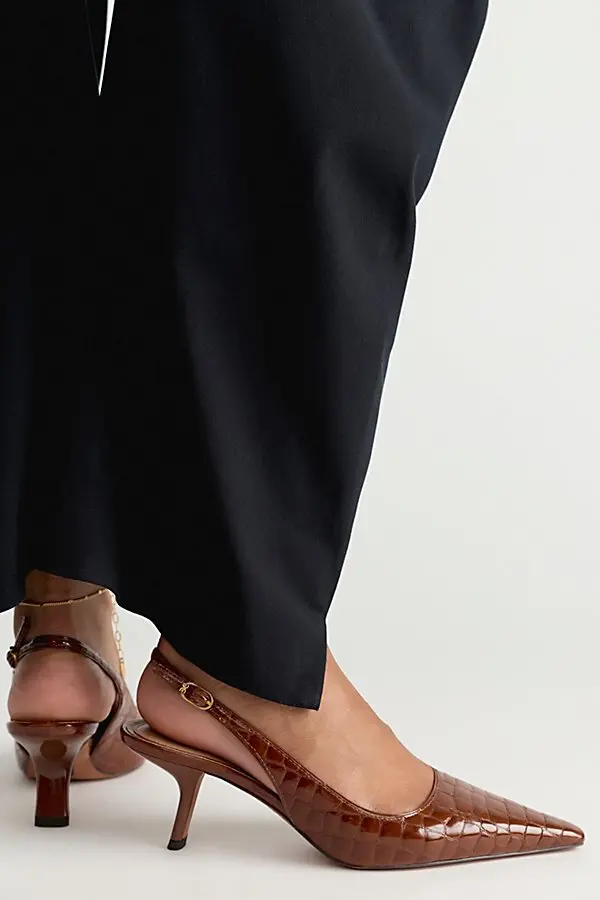 Sam Edelman Bianca Sling Heels - Caramel