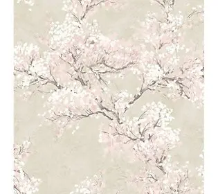 NEXTWALL Cherry Blossom Grove Floral Peel And S Tick Wallpaper - One-color