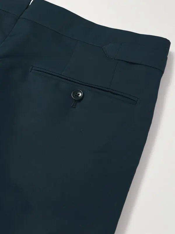 TOM FORD O'connor Tapered Cotton And Silk-blend Trousers