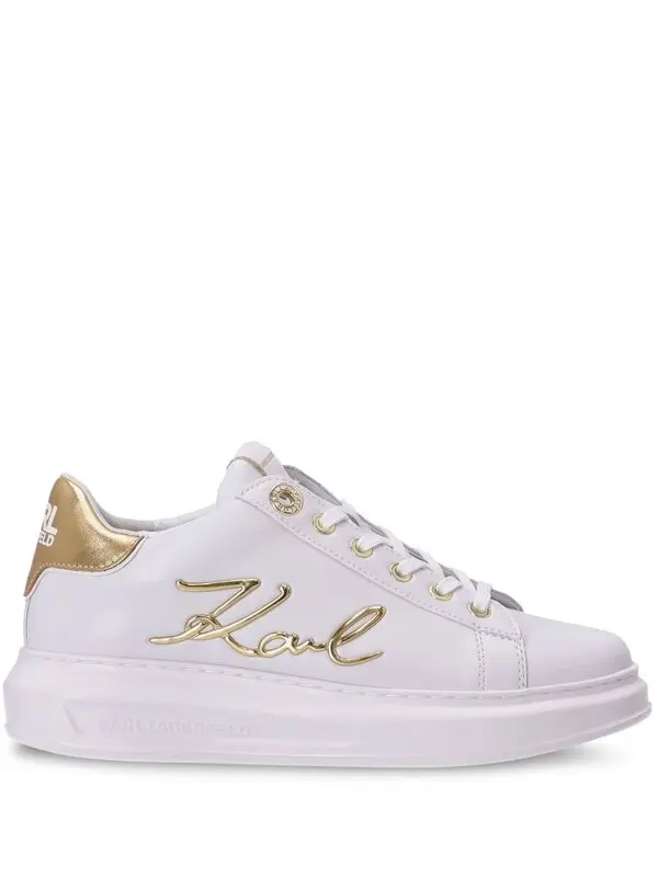 Karl Lagerfeld Kapri Karl Ikonic Low-top Sneakers - White