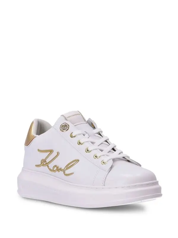 Karl Lagerfeld Kapri Karl Ikonic Low-top Sneakers - White