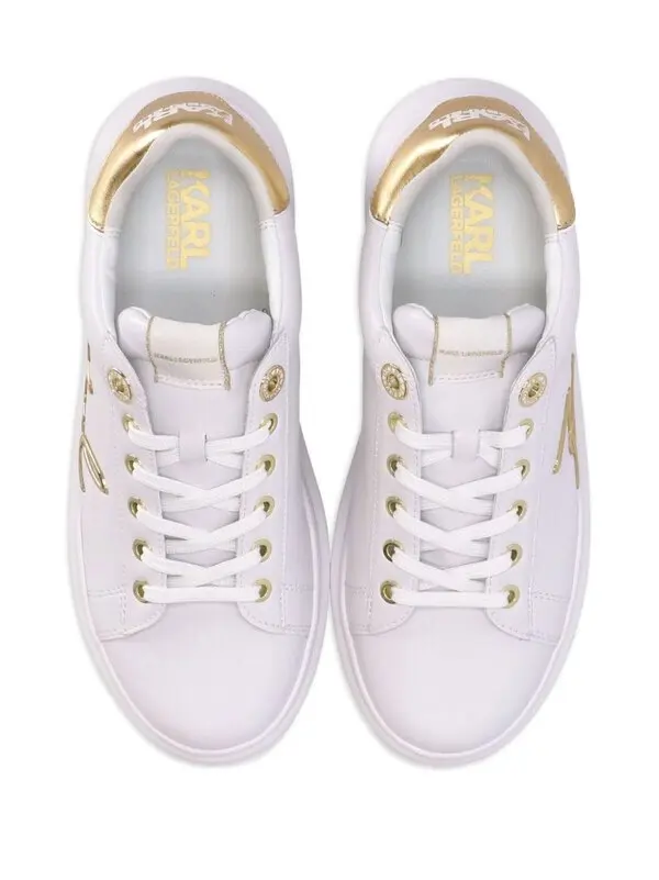 Karl Lagerfeld Kapri Karl Ikonic Low-top Sneakers - White