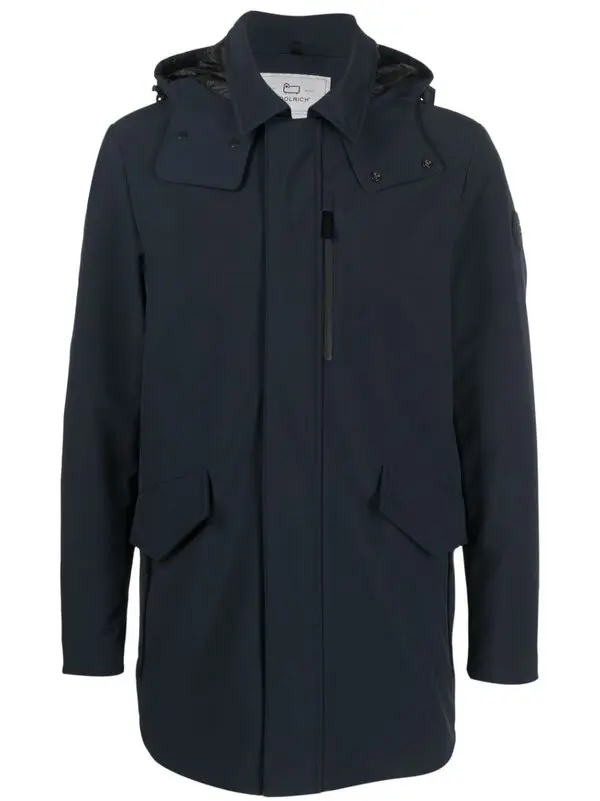 Woolrich Hooded Padded Jacket - Blue