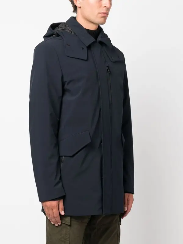 Woolrich Hooded Padded Jacket - Blue