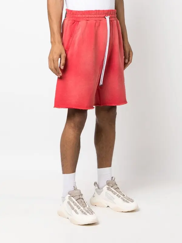 Amiri Logo-print Drawstring-waistband Cotton Shorts