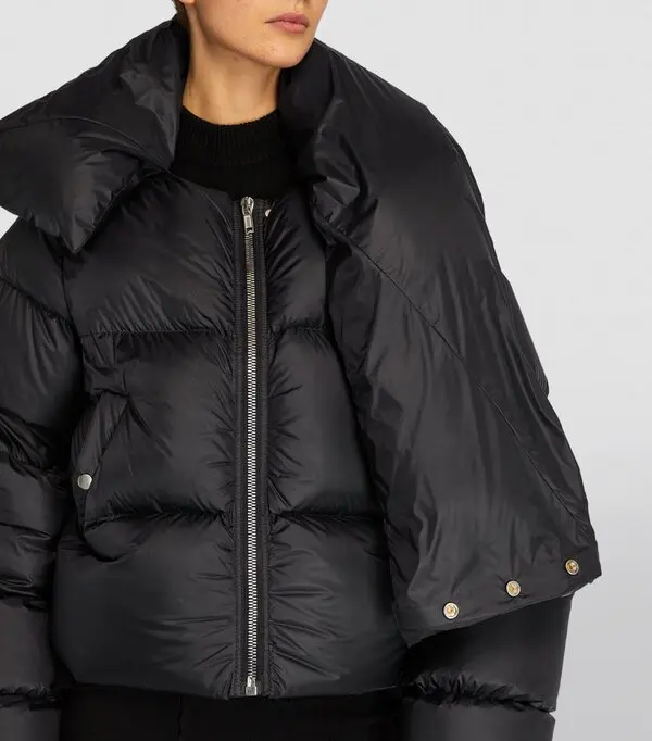 Rick Owens Funnel-neck Puffer Jacket