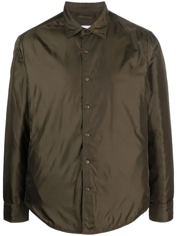 Aspesi Lilo Taffeta Padded Overshirt - Green