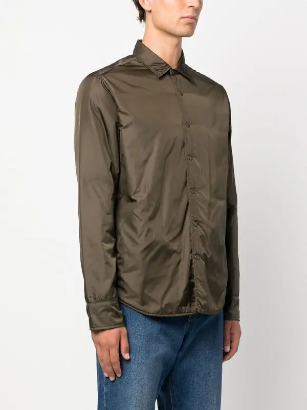 Aspesi Lilo Taffeta Padded Overshirt - Green