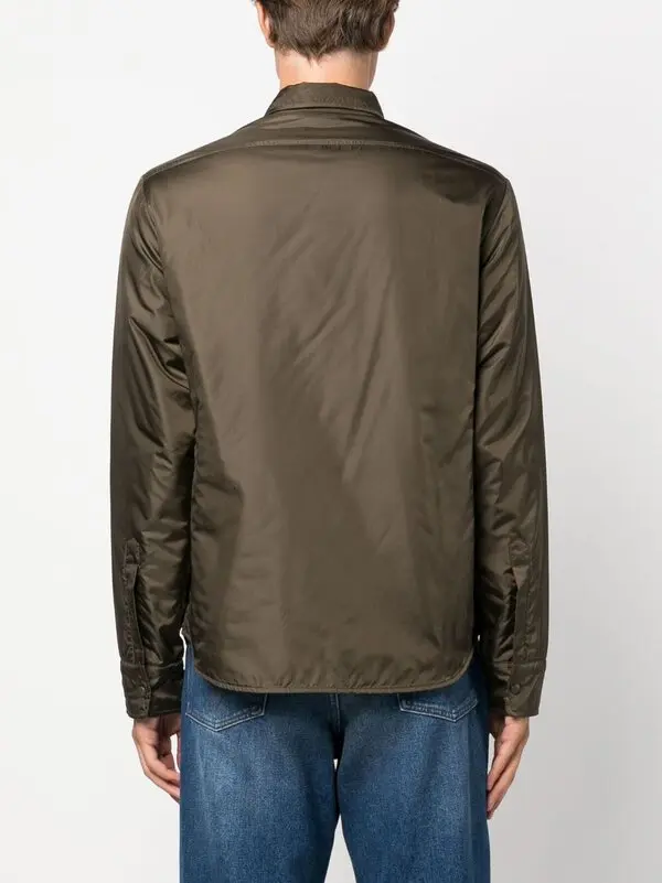 Aspesi Lilo Taffeta Padded Overshirt - Green