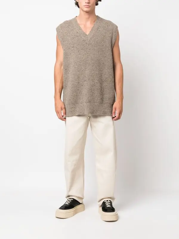 OAMC Cortes Wide-leg Jeans - Neutrals