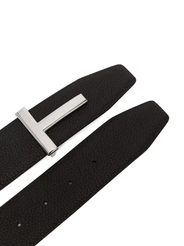 TOM FORD T Icon Reversible Belt - Brown