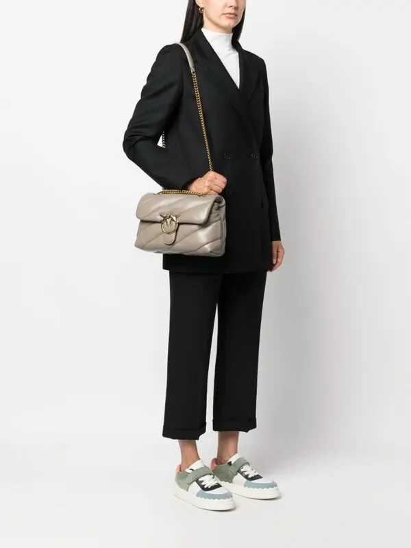 Pinko Classic Love Puff Shoulder Bag - Brown