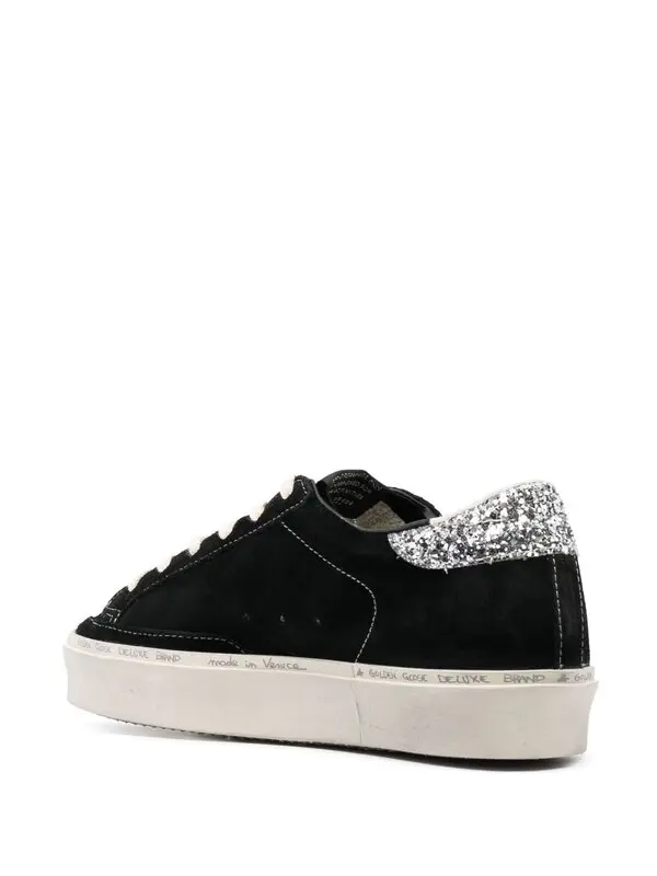 GOLDEN GOOSE Hi Star Glitter Suede Sneakers