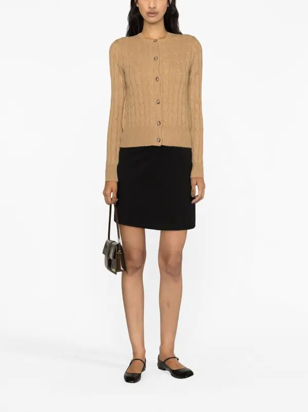 Polo Ralph Lauren Cable-knit Cashmere Cardigan - Neutrals