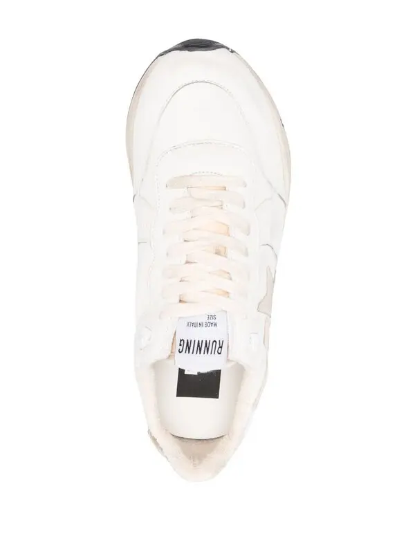 GOLDEN GOOSE Logo-print Leather Sneakers
