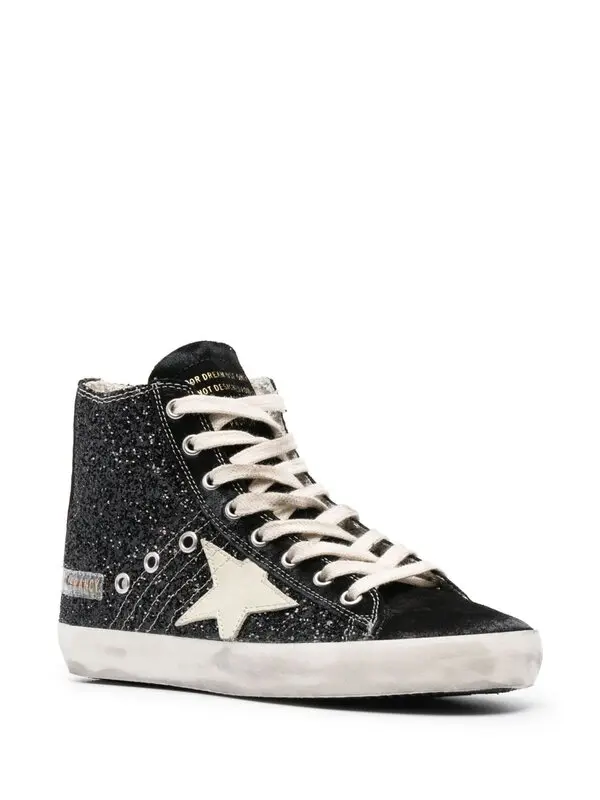 GOLDEN GOOSE Francy Penstar Sneakers - Black