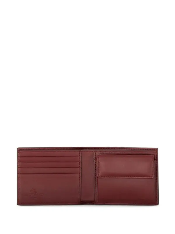 Etro Paisley-print Jacquard Wallet - Brown