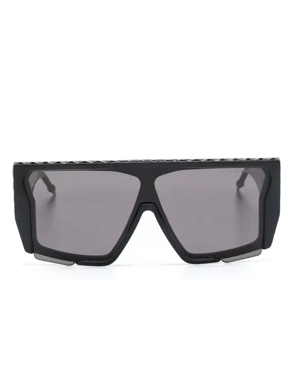 Dita Subdrop Square-frame Sunglasses - Black