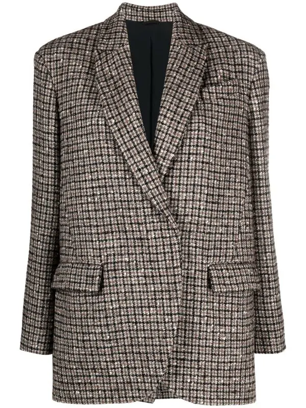 Brunello Cucinelli Single-breasted Button-fastening Blazer - Brown