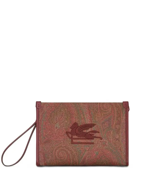 Etro Large Love Trotter Clutch - Brown