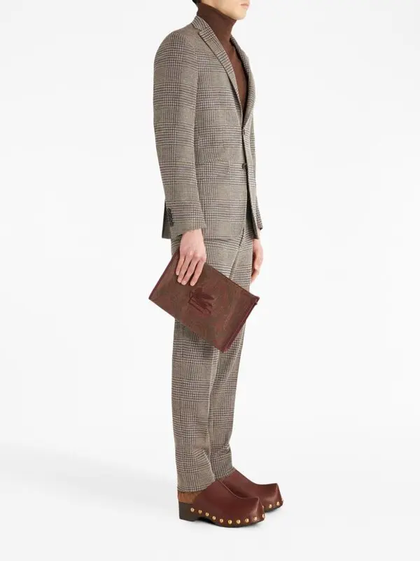 Etro Large Love Trotter Clutch - Brown