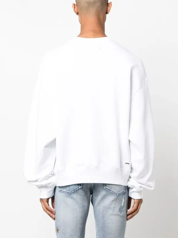 Amiri Mermaid Logo-print Crew-neck Sweatshirt