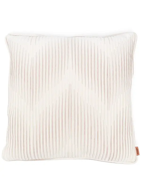 Missoni Ande Zigzag-woven Cushion - Neutrals