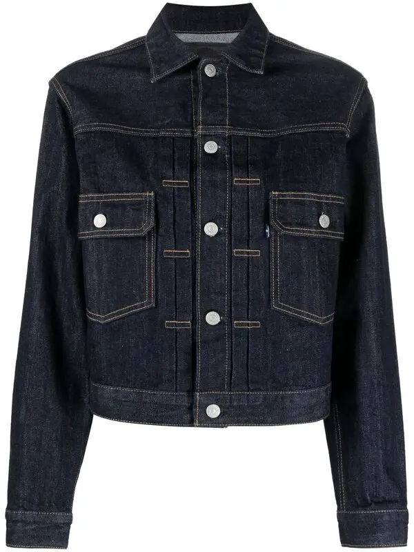 LEVI'S Denim Jacket With Logo Buttons - Blue