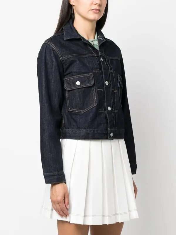 LEVI'S Denim Jacket With Logo Buttons - Blue