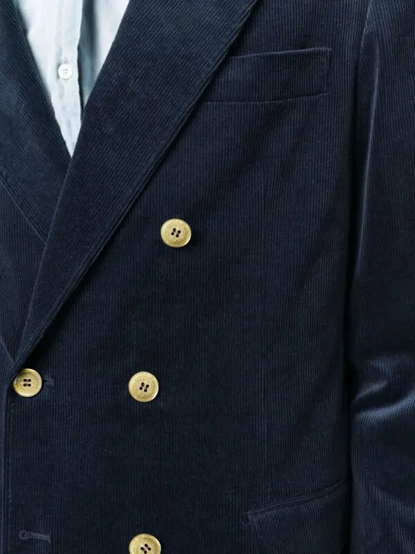 Brunello Cucinelli Double-breasted Velvet Blazer