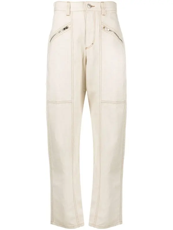 Isabel Marant Étoile Fanny Straight-leg Cargo Trousers